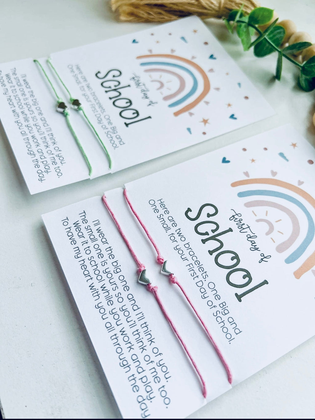 Boho Rainbow Back to School Wish Bracelet Mommy & Me – Rivers’ Rustic ...