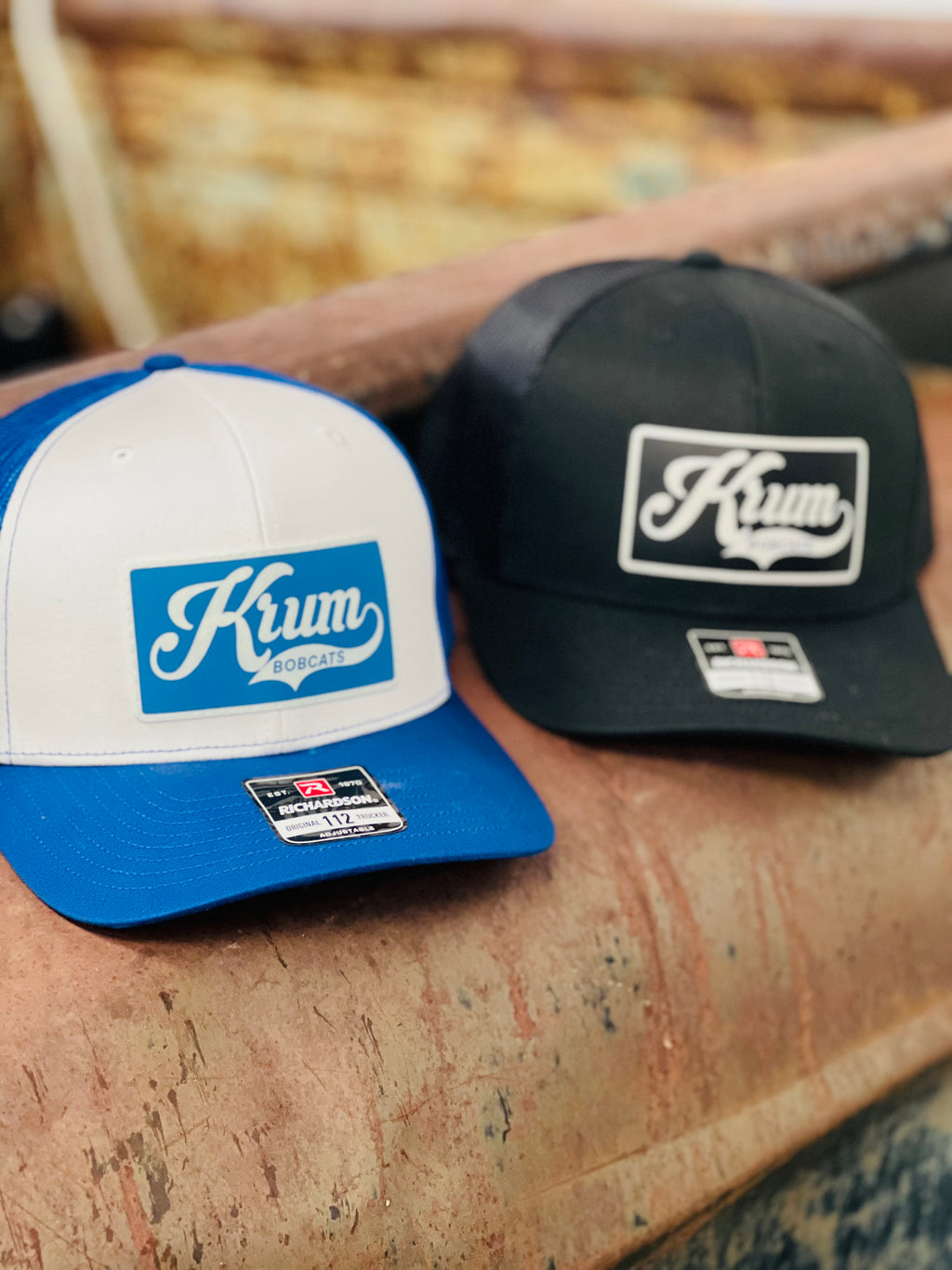 Krum Bobcats Silicone Patch Richardson Hat – Rivers’ Rustic Designs