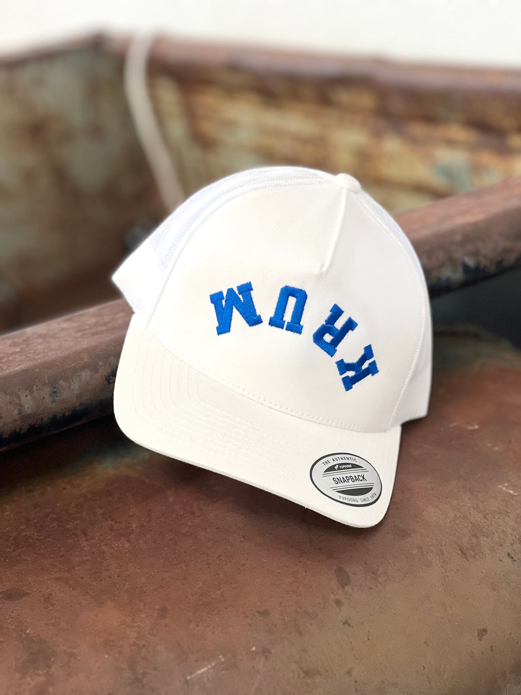 Krum Upside Down Embroidered Hat – Rivers’ Rustic Designs