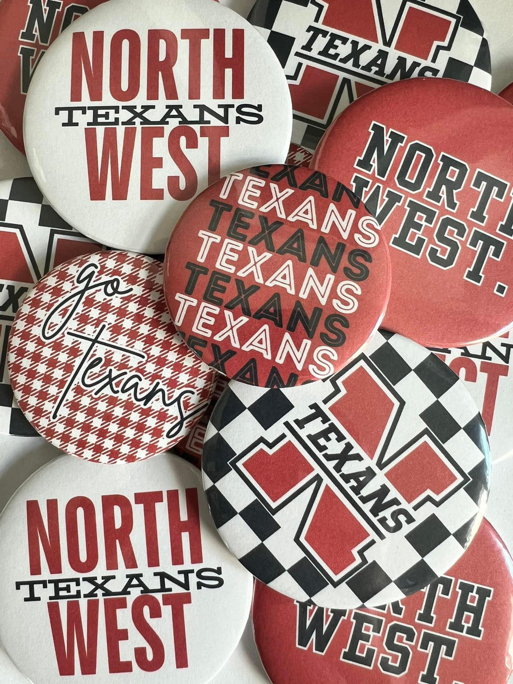 Northwest Texans Spirit Buttons – Rivers’ Rustic Designs