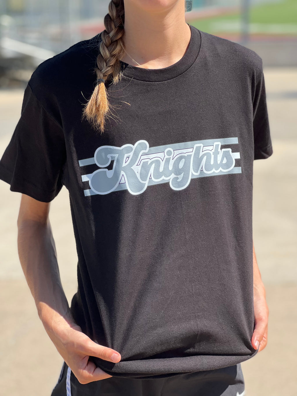 Knights Retro Script Tee – Rivers’ Rustic Designs